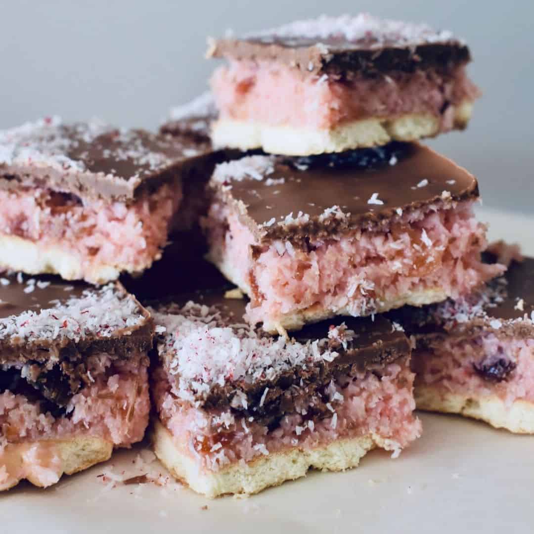 Cherry Ripe Slice | A family recipe by Cooking with Nana Ling