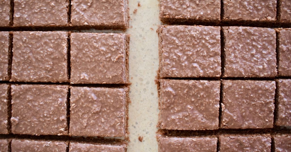 Choc Coconut Slice | A recipe by Cooking with Nana Ling