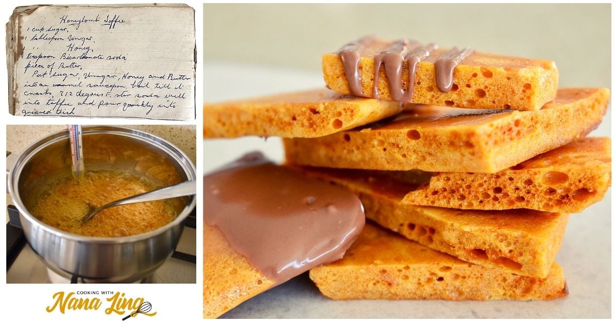 Honeycomb Recipe | Easy Homemade | Cooking with Nana Ling