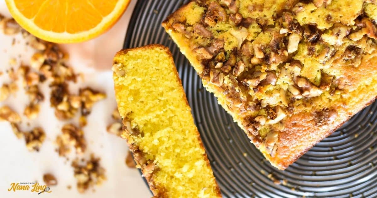Orange and Walnut Cake | Cooking with Nana Ling