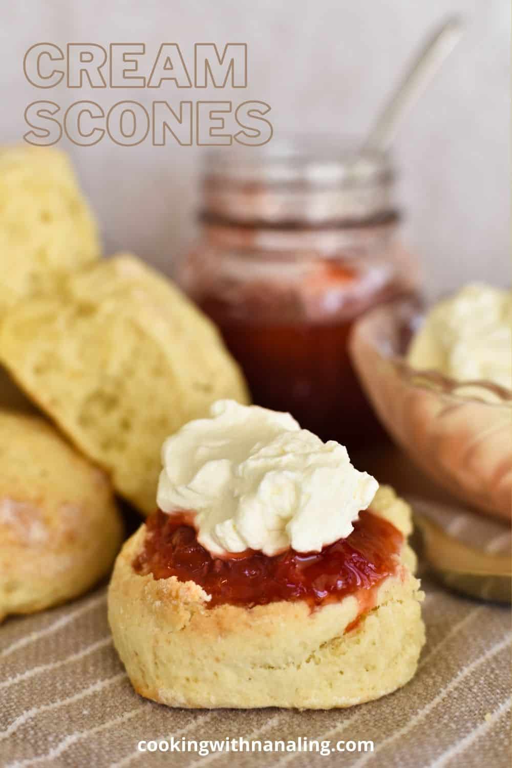 Cream Scones | Scone recipe with cream | Cooking with Nana Ling