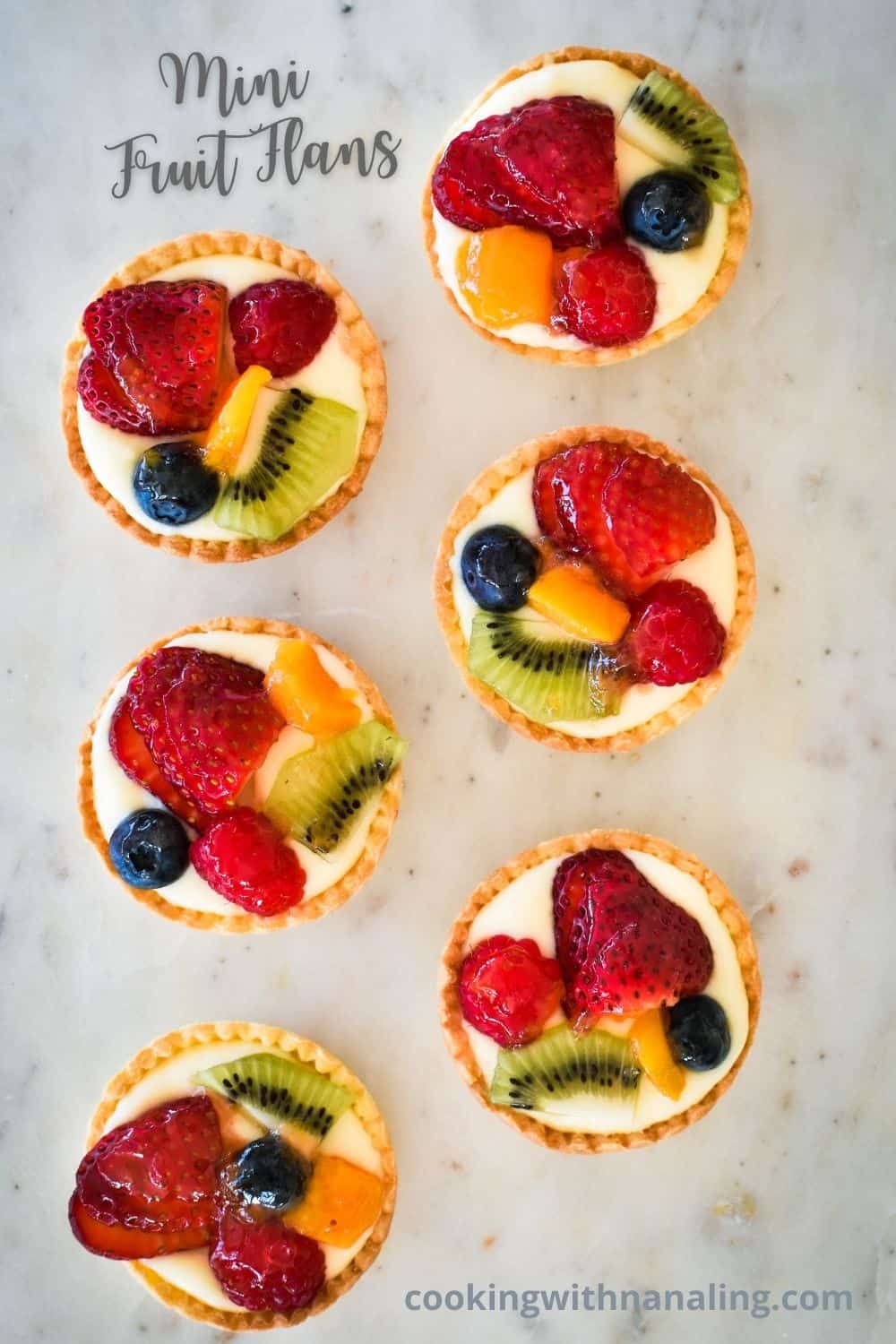 Fruit Flans Recipe | Cooking with Nana Ling