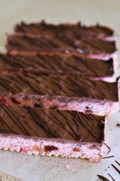 Cherry Ripe Slice | A family recipe by Cooking with Nana Ling