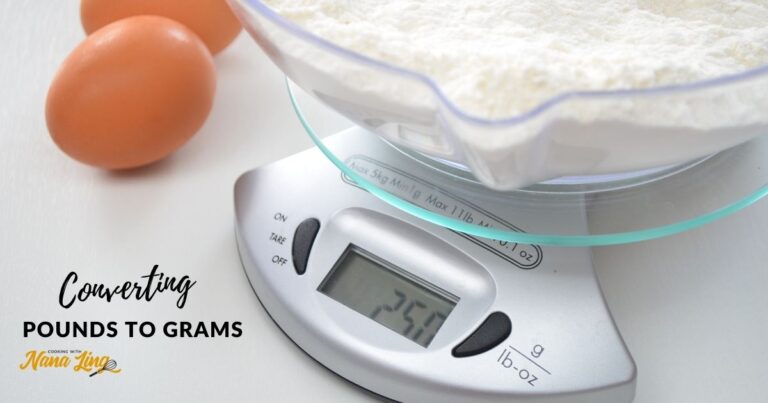Pounds to grams conversion | Cooking with Nana Ling