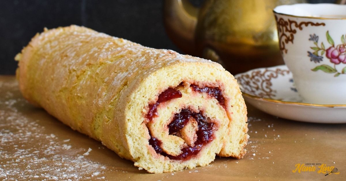 Swiss Roll Recipe | Cooking with Nana Ling