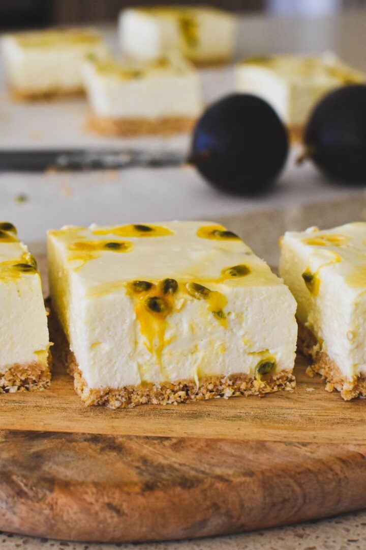 Passionfruit Cheesecake Slice | Cooking with Nana Ling
