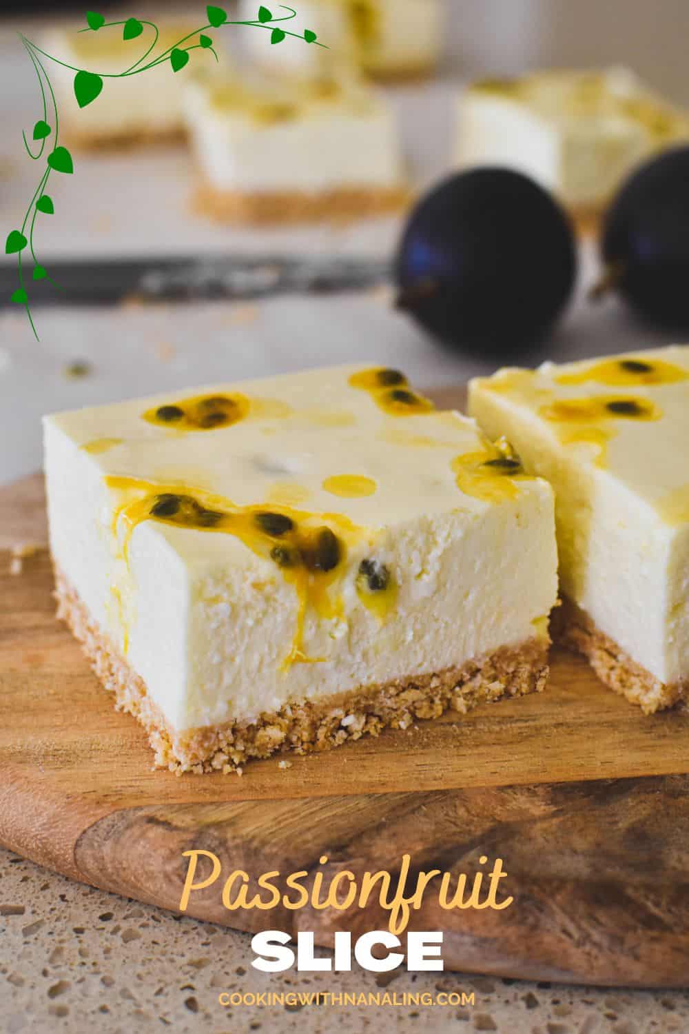 Passionfruit Cheesecake Slice | Classic Aussie Recipe