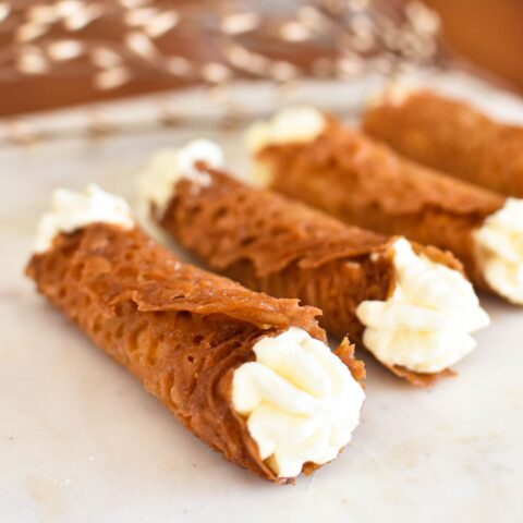 Brandy Snaps - Cooking with Nana Ling