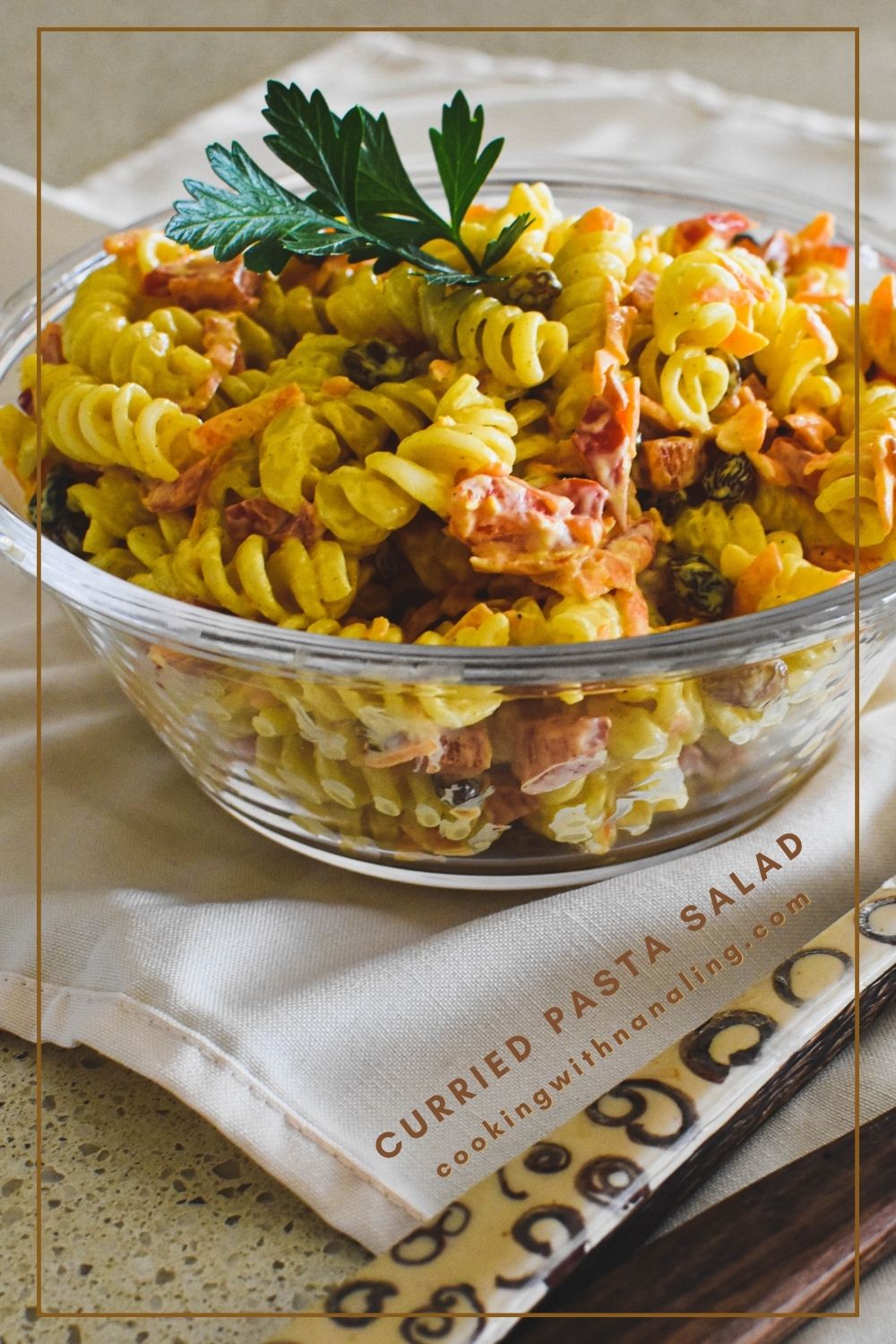 Curried Pasta Salad - Cooking with Nana Ling