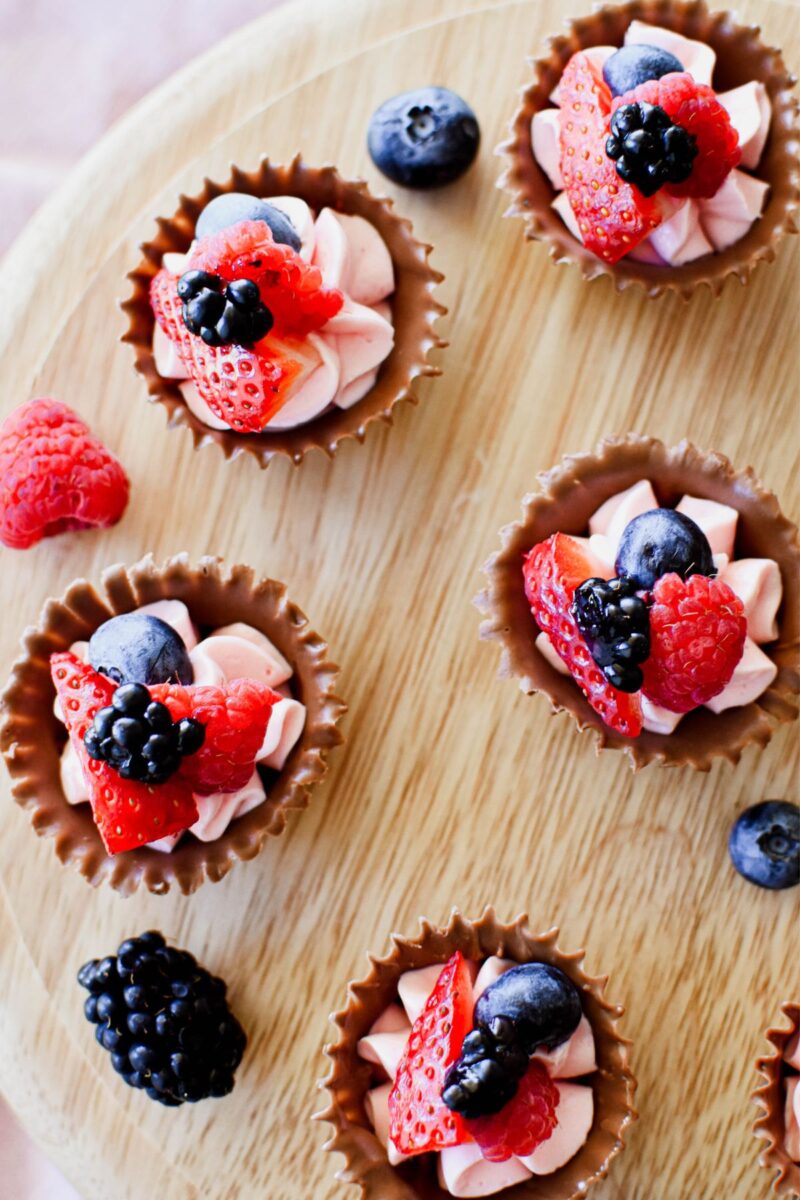 Chocolate Berry Cups | Cooking with Nana Ling