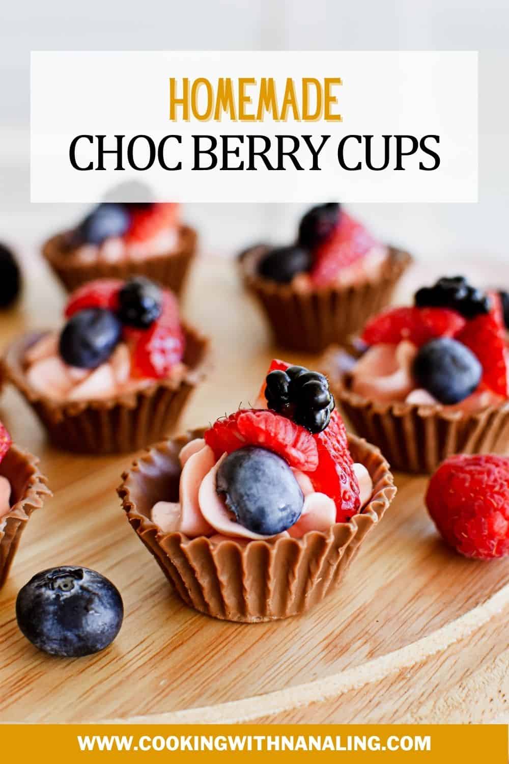 Chocolate Berry Cups | Cooking with Nana Ling