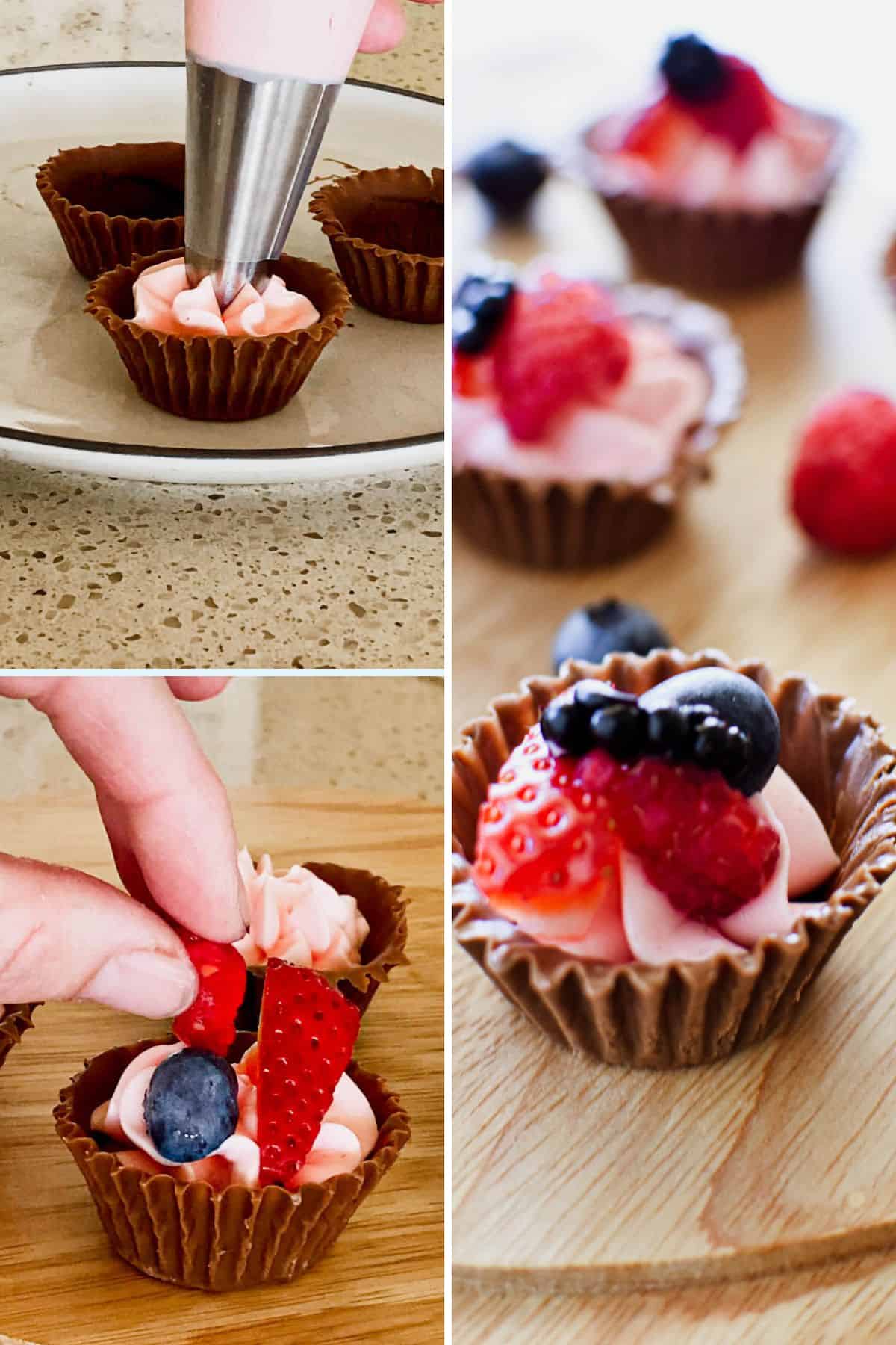 Chocolate Berry Cups | Cooking with Nana Ling
