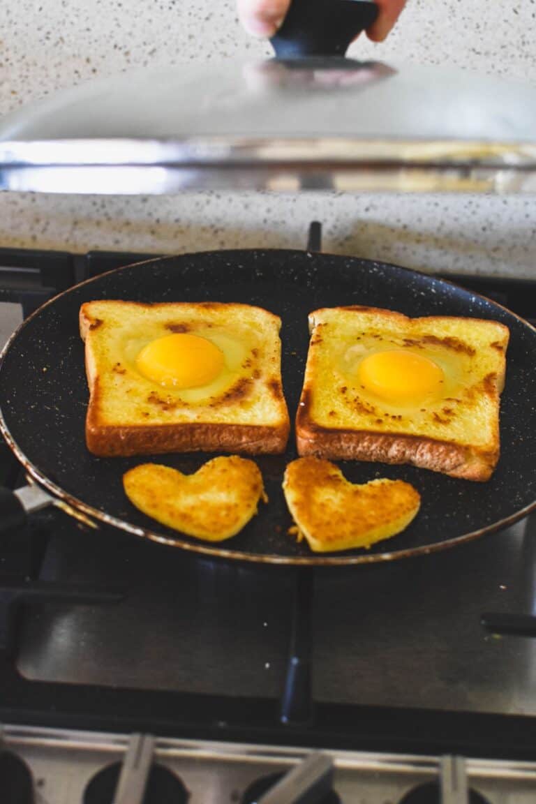 Toad in a Hole Egg Recipe | Cooking with Nana Ling