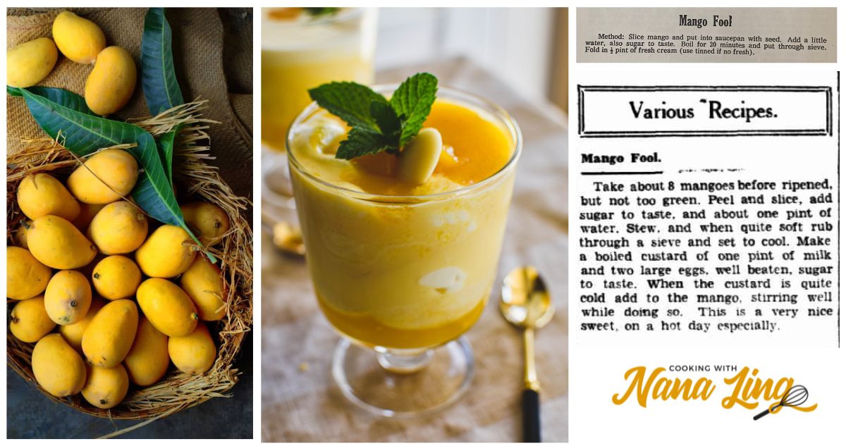 Mango Fool Dessert Recipe | Cooking with Nana Ling