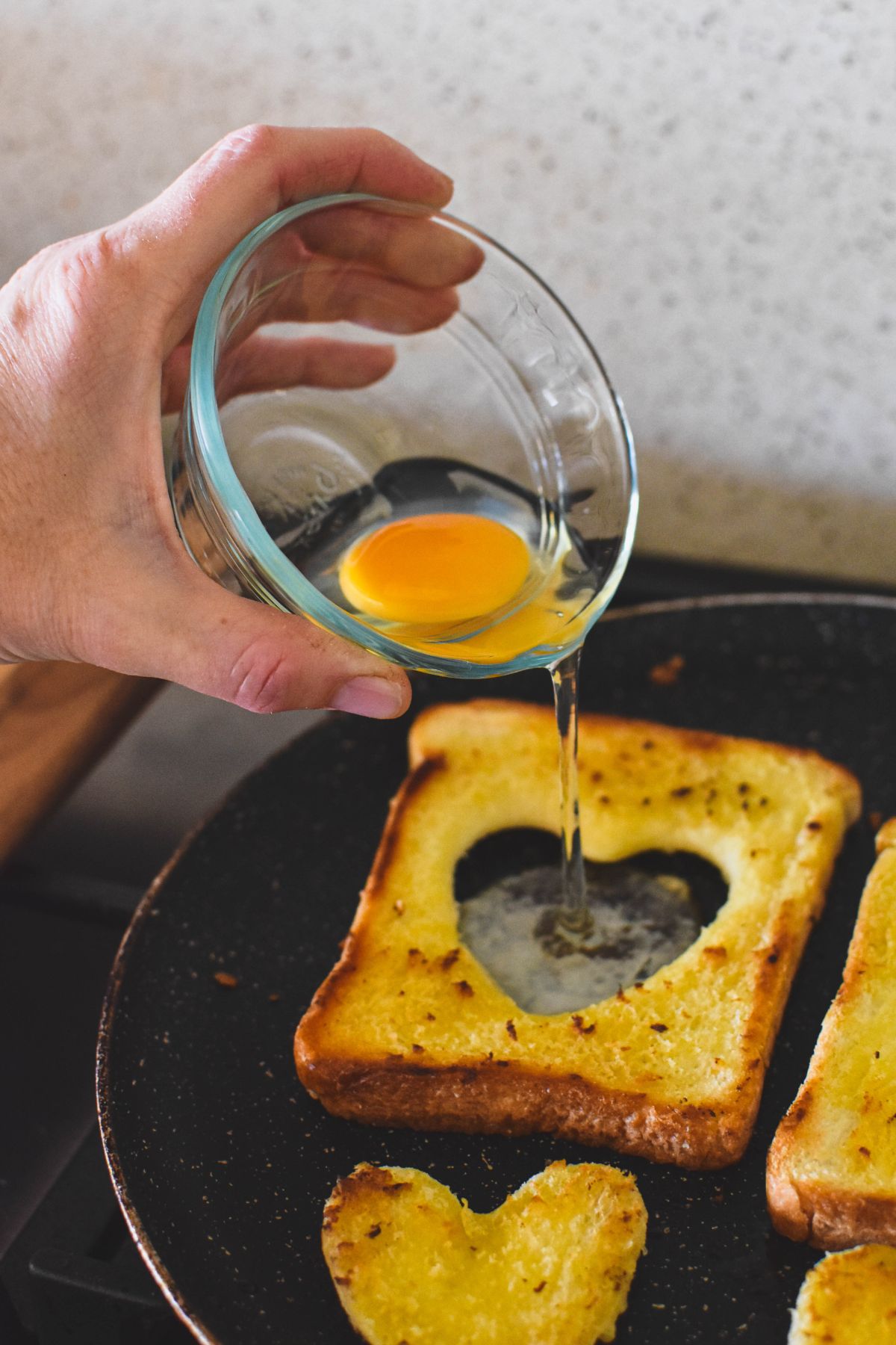 Toad in a Hole Egg Recipe | Cooking with Nana Ling