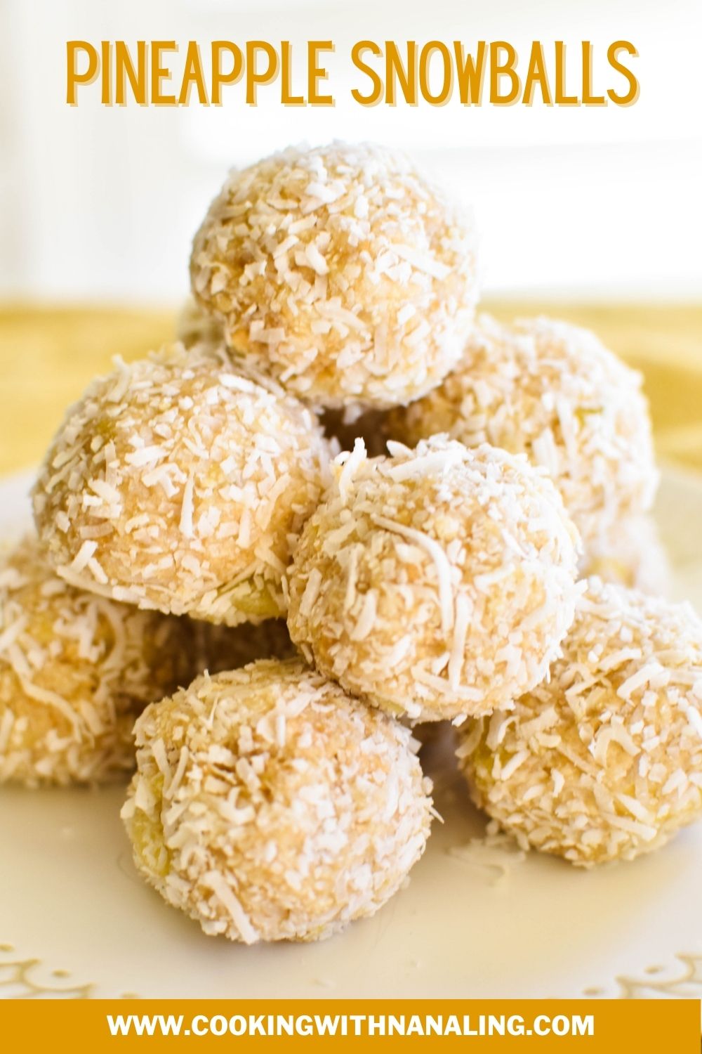 Pineapple Balls - Cooking with Nana Ling