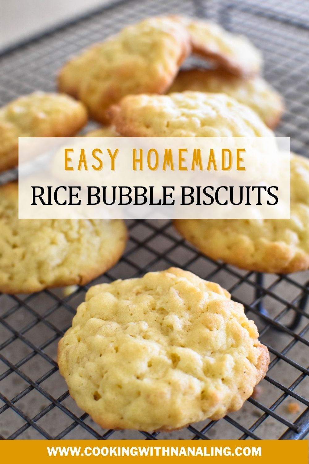 Rice Bubble Biscuits - Cooking with Nana Ling