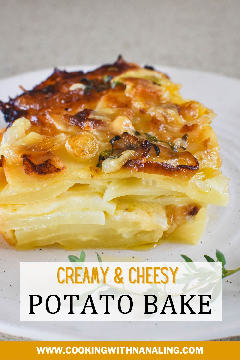 Cheesy Aussie Potato Bake | Cooking with Nana Ling