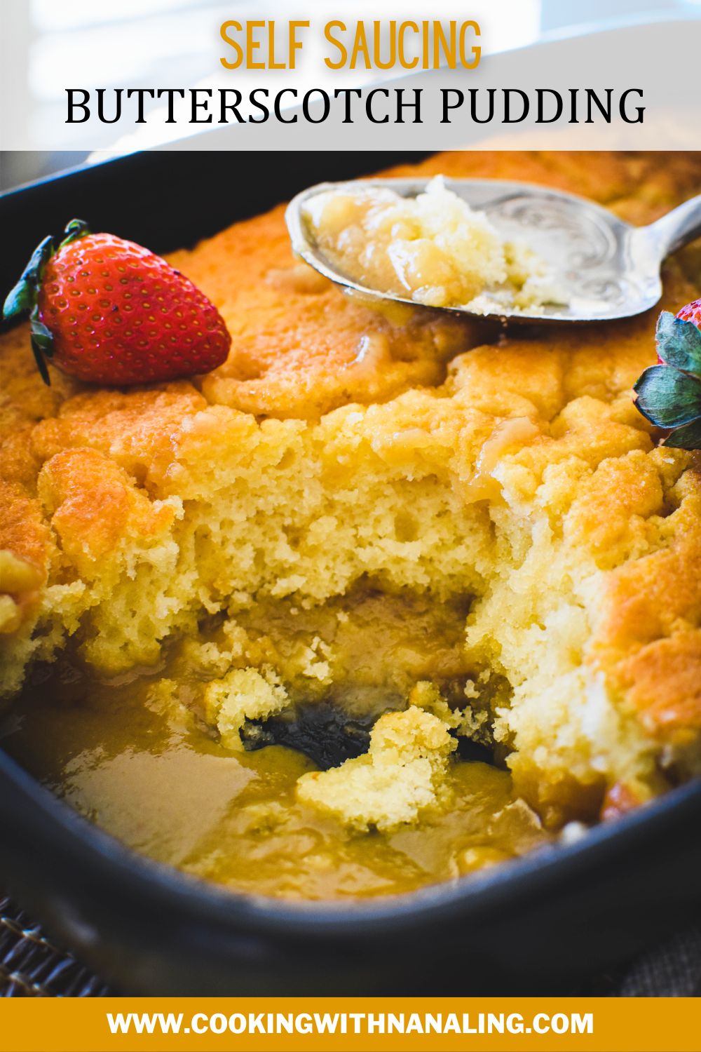 Butterscotch Self Saucing Pudding | Cooking with Nana Ling