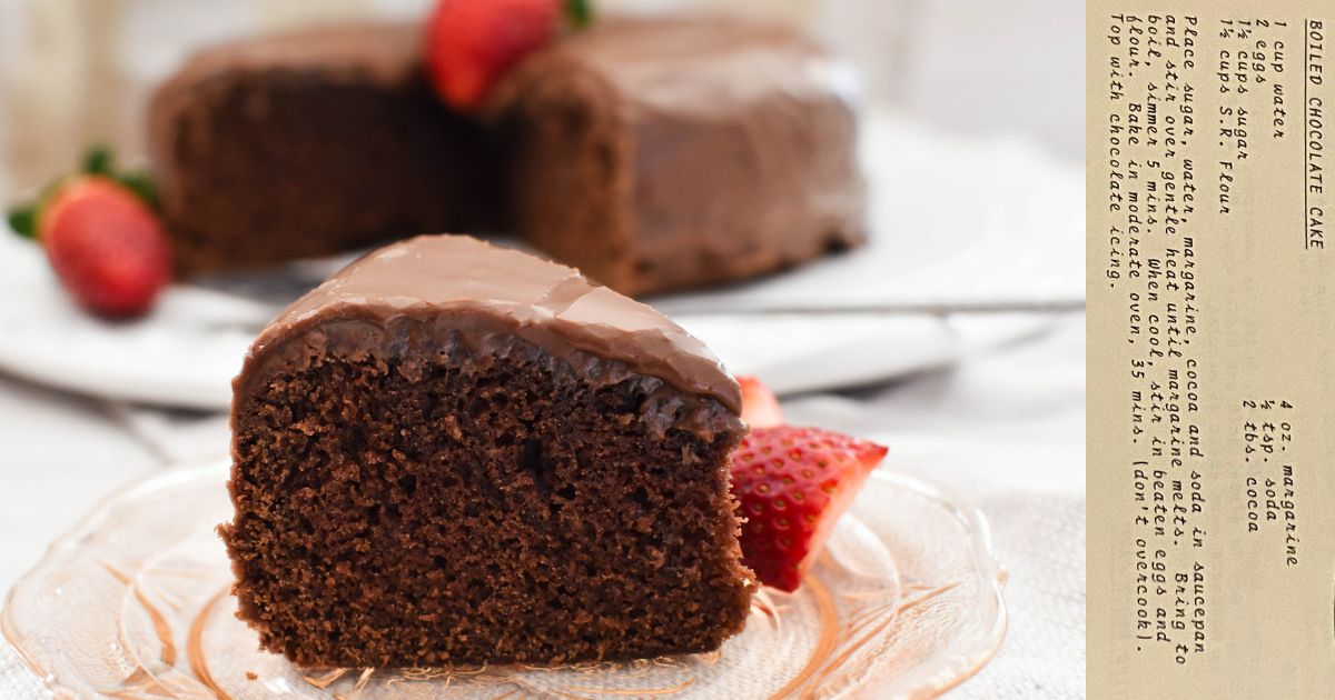 Boiled Chocolate Cake Recipe | Cooking with Nana Ling