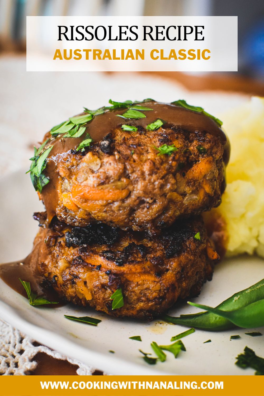 Classic Rissoles Recipe | Cooking with Nana Ling