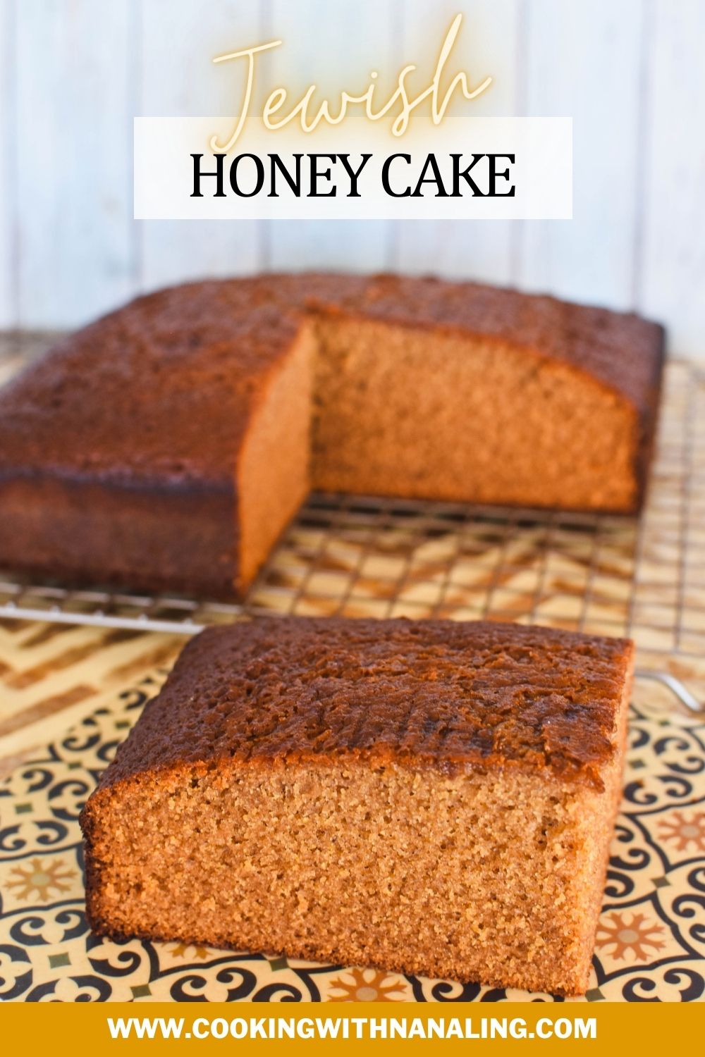 Jewish Honey Cake - Cooking with Nana Ling