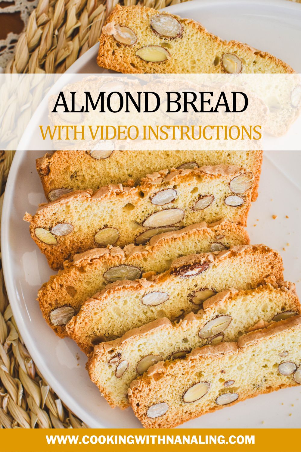 Almond Bread Recipe | Cooking with Nana Ling