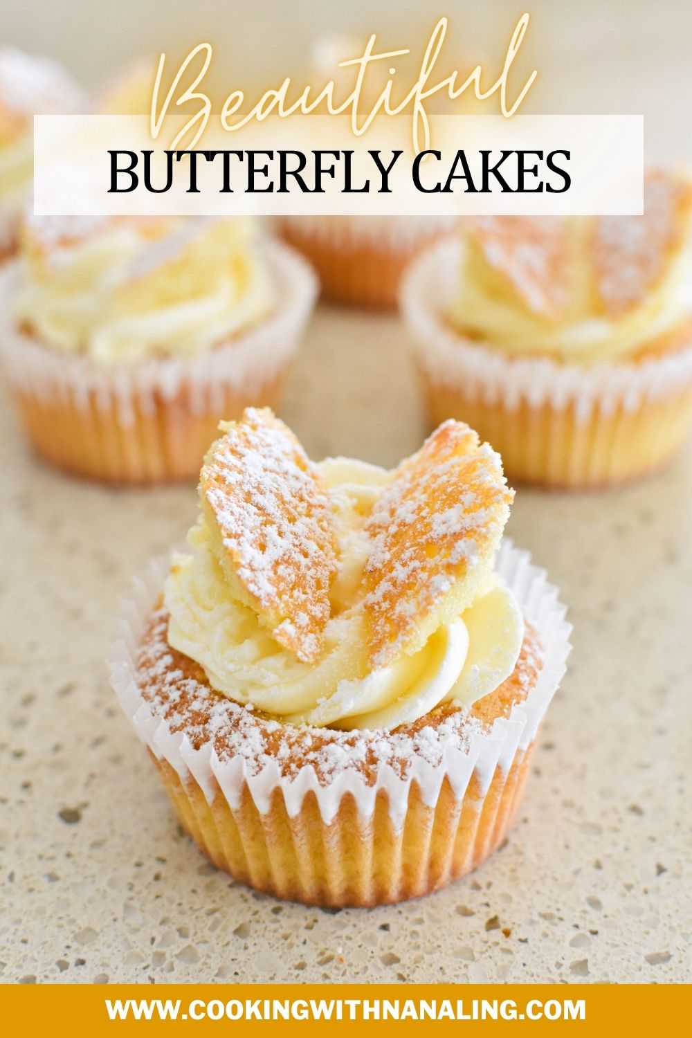 Butterfly Cakes | Cupcakes with Wings | Cooking with Nana Ling