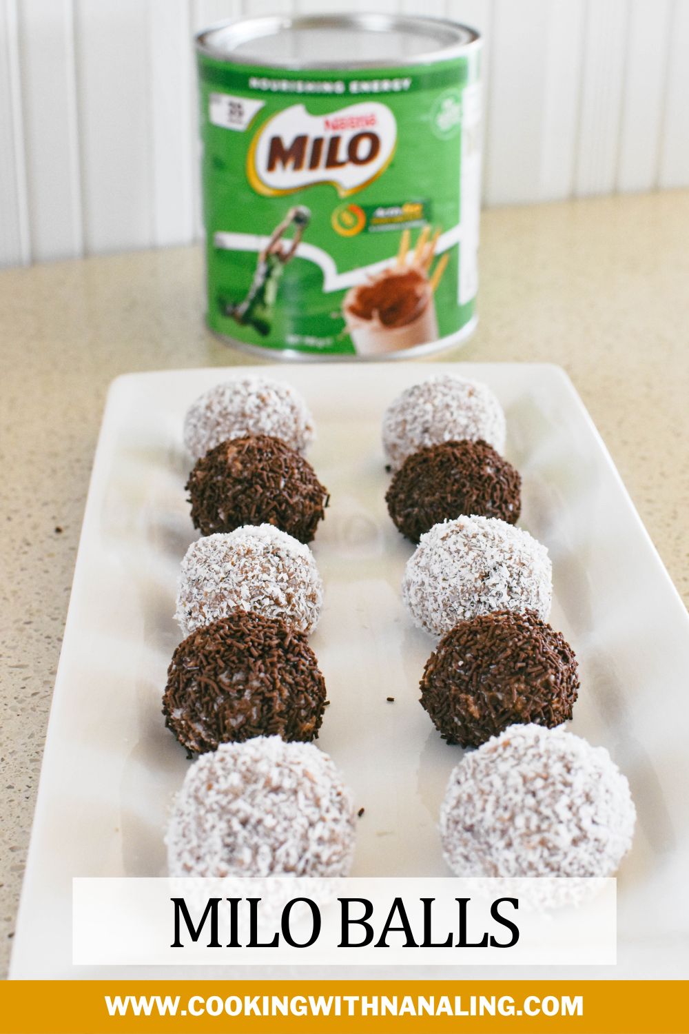 MILO Balls Recipe | Cooking with Nana Ling