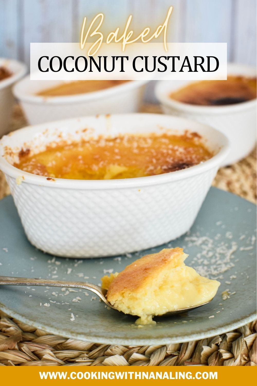 Coconut Custard Recipe | Cooking with Nana Ling