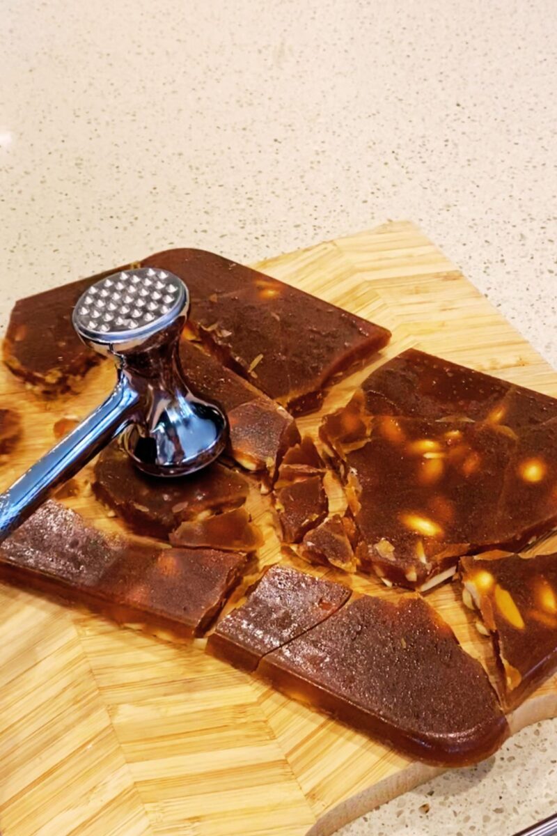 Almond Rock Toffee Recipe | Cooking with Nana Ling