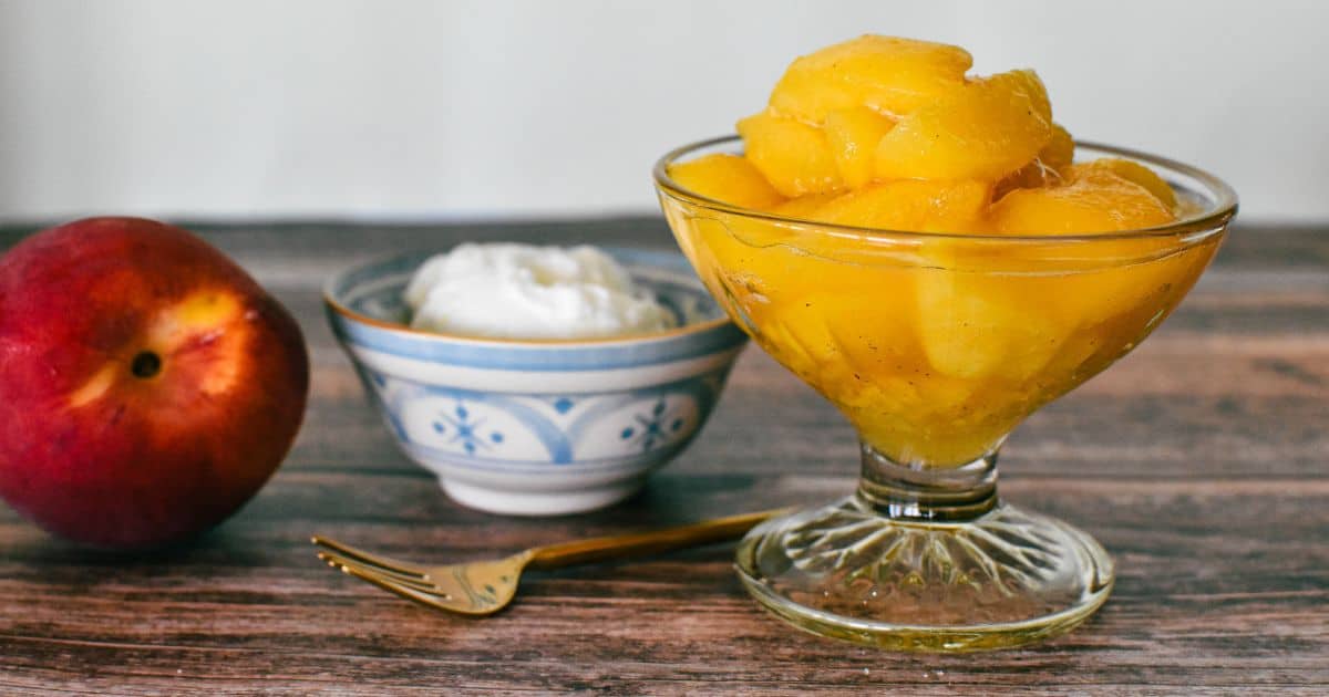 Stewed Peaches - Cooking with Nana Ling