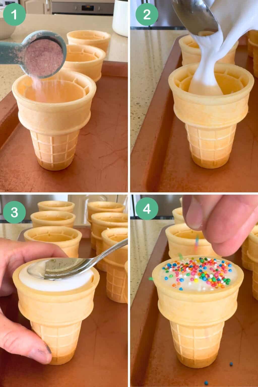 Marshmallow Cones - Cooking with Nana Ling