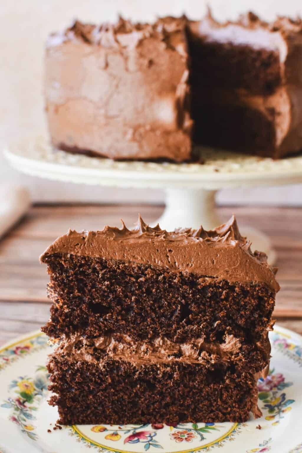 Eggless Chocolate Cake - Cooking with Nana Ling
