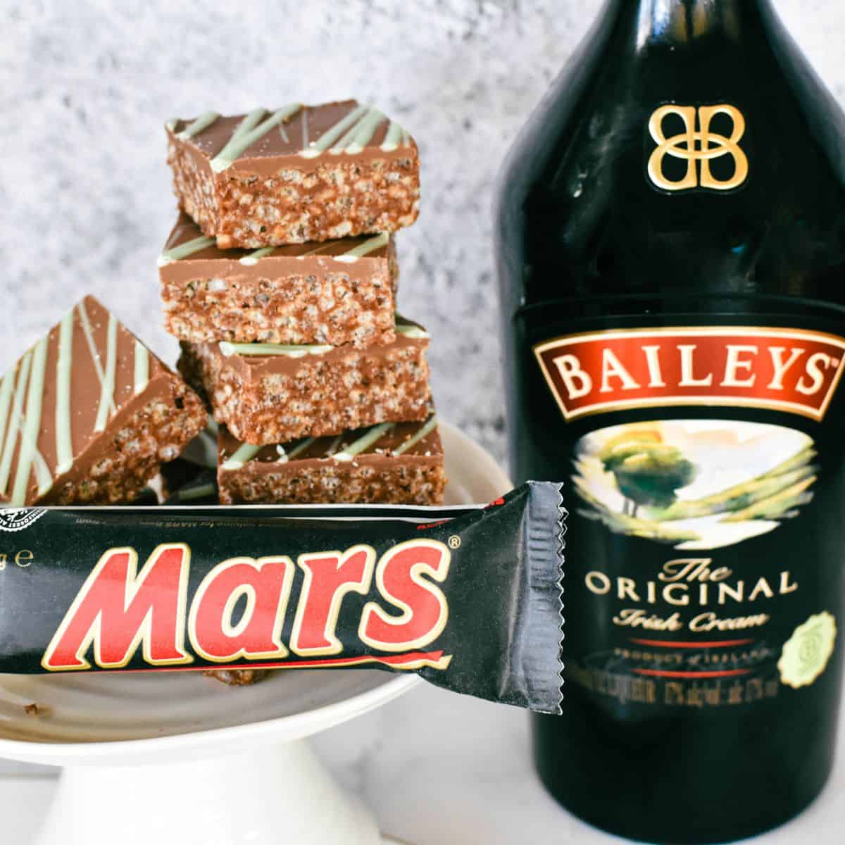 Baileys Mars Bar Slice - Cooking with Nana Ling