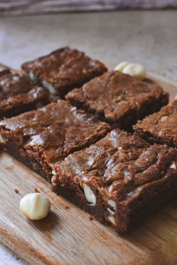 Chocolate Macadamia Brownies - Cooking with Nana Ling